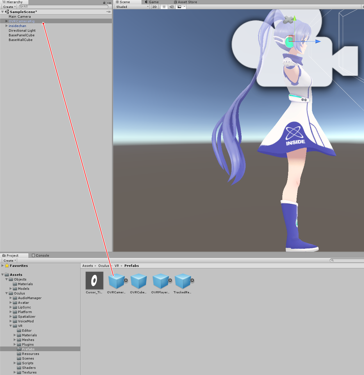Unity＋OculusRiftでVRMモデルを動かしてみる #FinalIK - Qiita