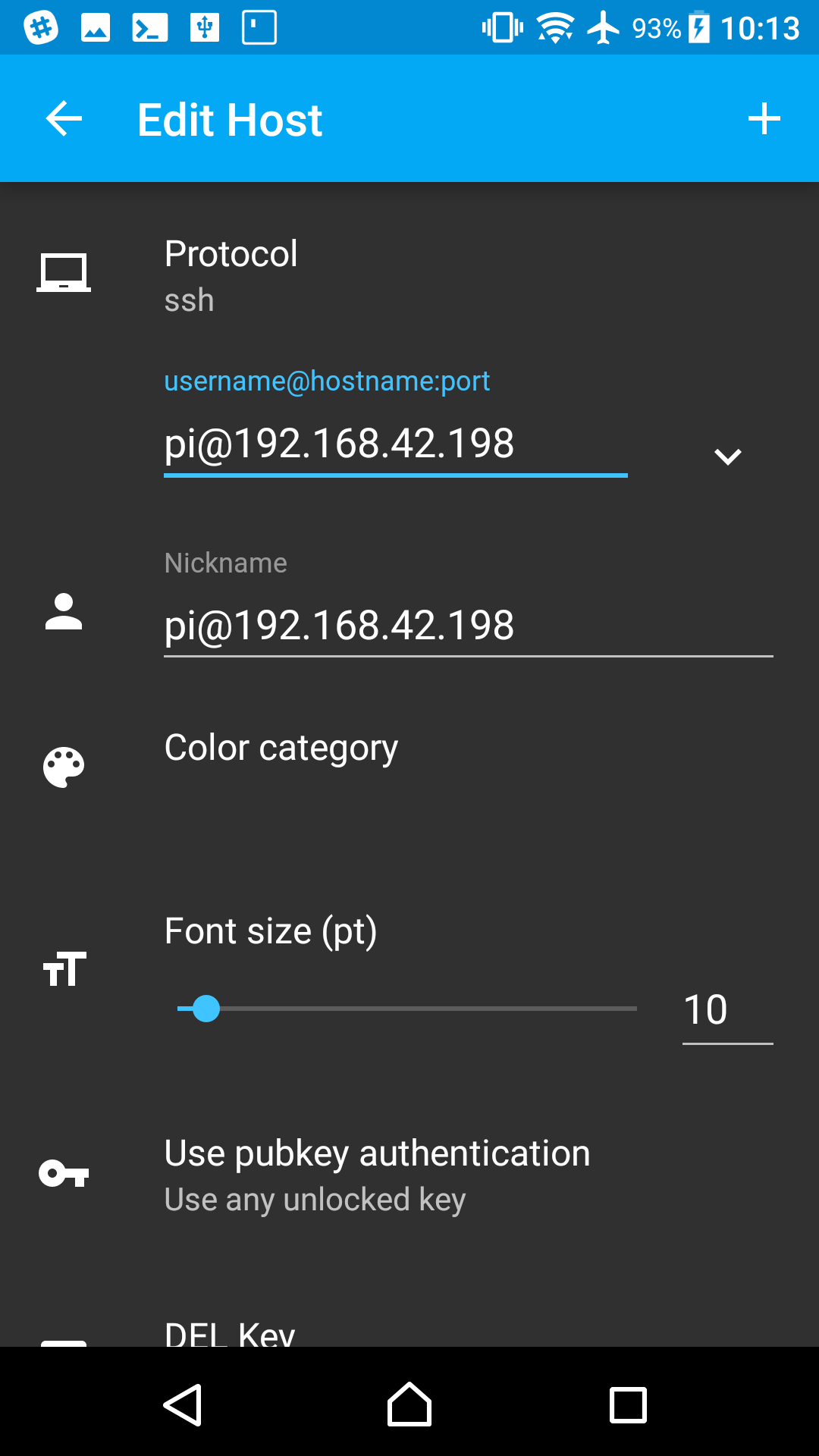 AndroidデバイスからSSHでRaspberryPiを操作する方法 #Android - Qiita
