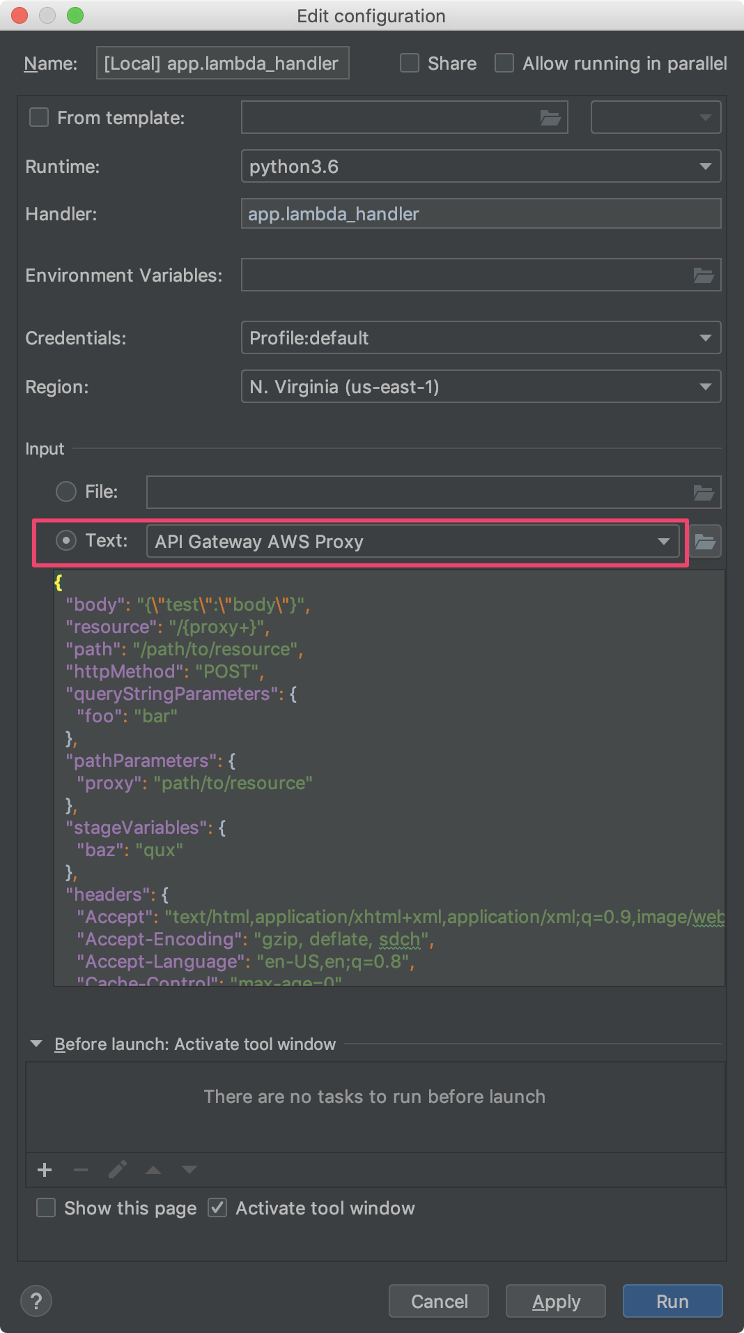Pycharmの力を使って爆速でAWS Lambdaを開発・テスト・デプロイする方法 #Python - Qiita