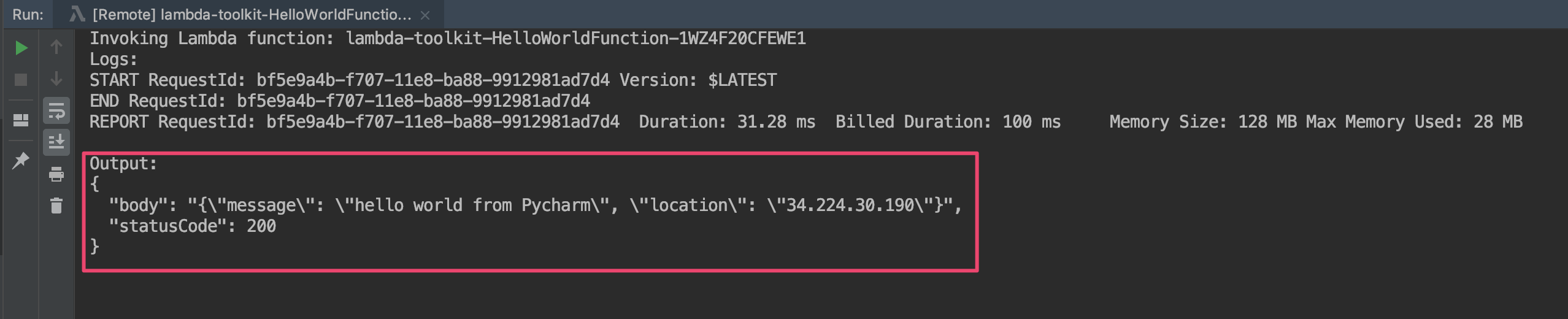 Pycharmの力を使って爆速でAWS Lambdaを開発・テスト・デプロイする方法 #Python - Qiita