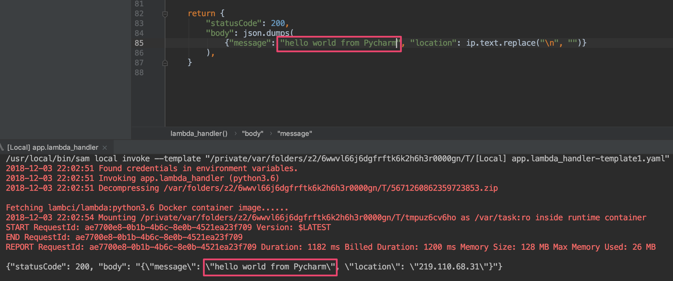 Pycharmの力を使って爆速でAWS Lambdaを開発・テスト・デプロイする方法 #Python - Qiita