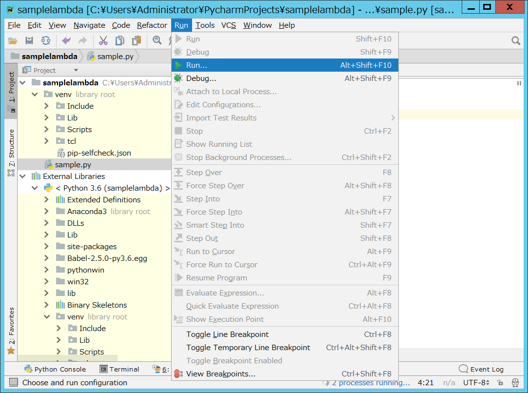 Python開発環境構築 ー PyCharm × Anaconda #Pycharm - Qiita