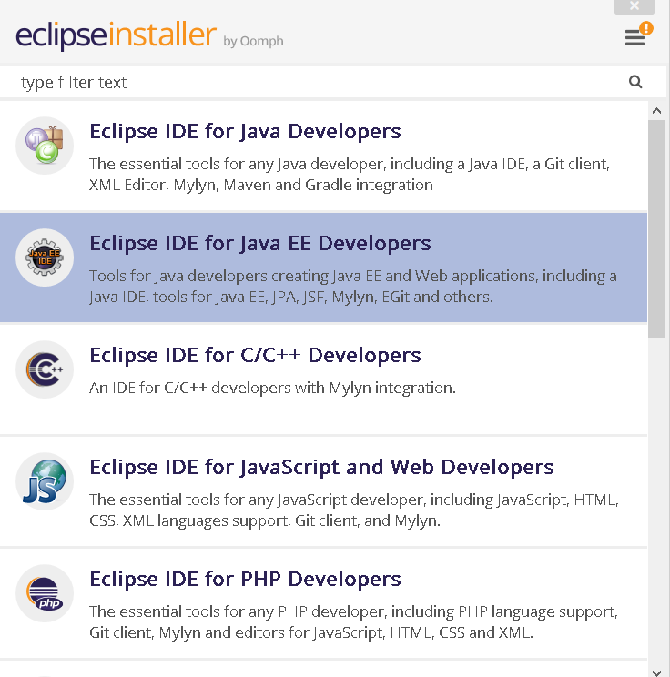 Windows10環境にEclipse Java EE IDE for Web Developersをインストールする。 #springframework - Qiita