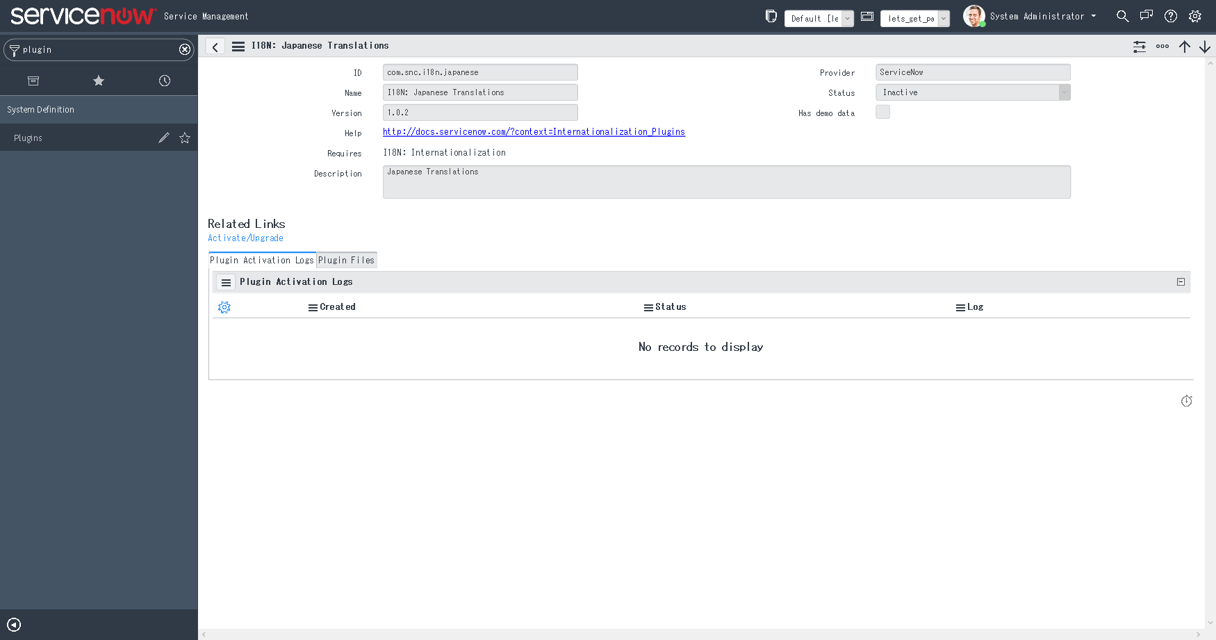ServiceNowのdeveloperインスタンスを日本語化してJapanのTimezoneを設定する #ServiceNow - Qiita
