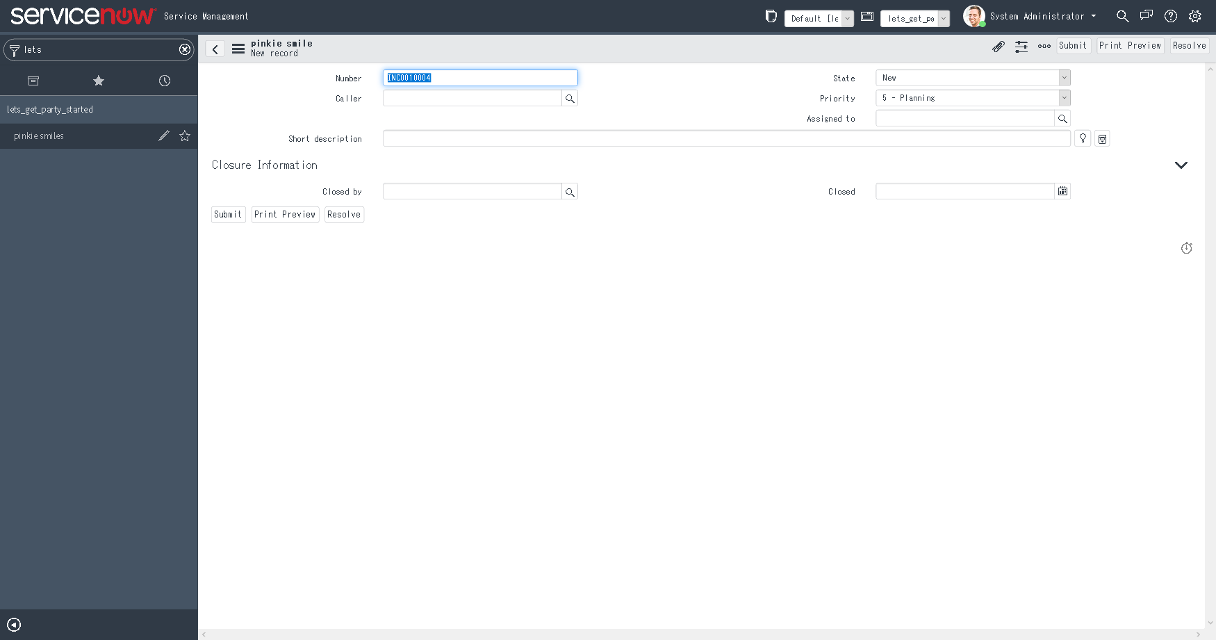 ServiceNowのdeveloper Instanceでインシデント管理システムを作る #ServiceNow - Qiita
