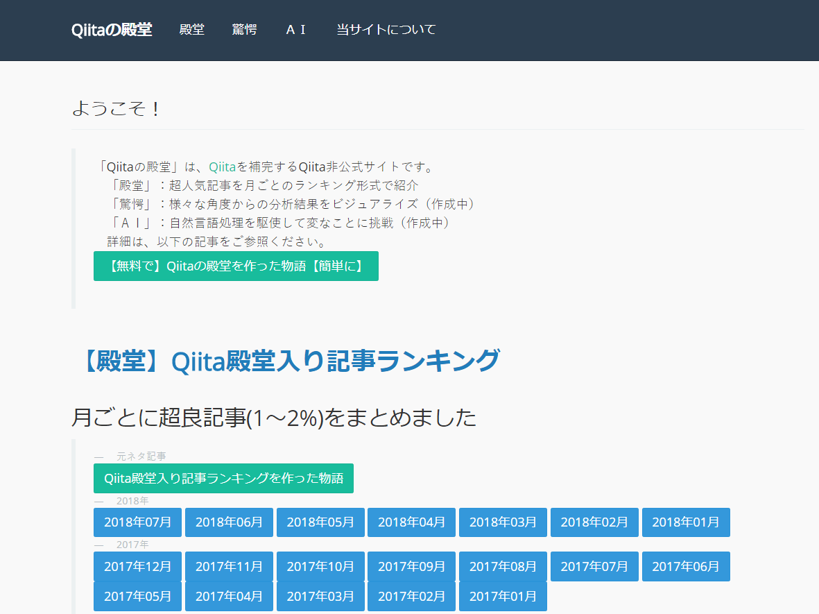 【無料】qiitaの殿堂を作った物語【簡単】 Python Qiita