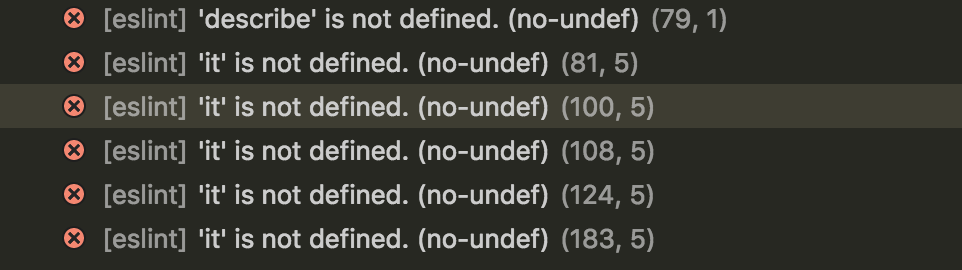 ESLint&mochaで’describe’ is not definedと言われないために #JavaScript - Qiita