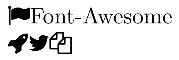 LaTeX文書中に絵文字的なもの（Font-Awesome）を取り入れる #FontAwesome - Qiita
