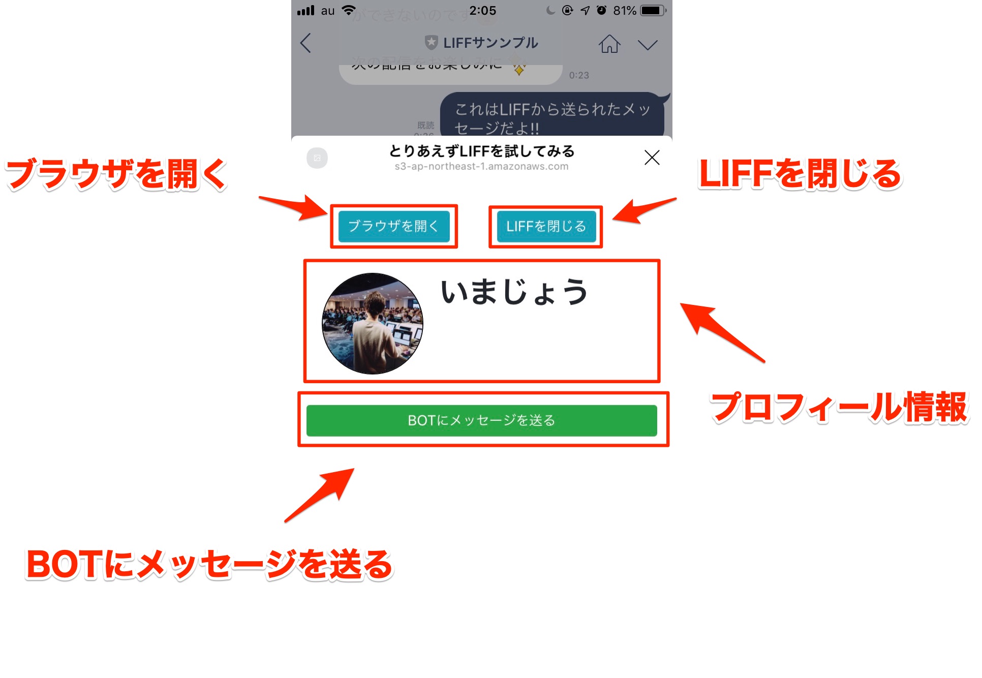LIFFとは何者なのか。秒でできる（かも）チュートリアル。 #LINEmessagingAPI - Qiita