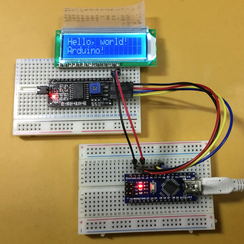 1602LCDをI2C変換アダプタを使ってArduinoで表示する。 #lcd - Qiita