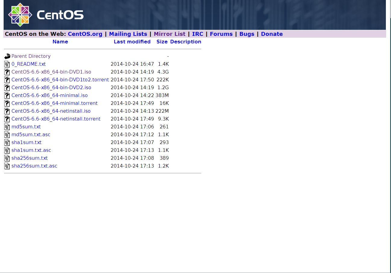 ちょっと古いCentOSのisoファイルを入手する(CentOS6.4, CentOS6.6) #download - Qiita