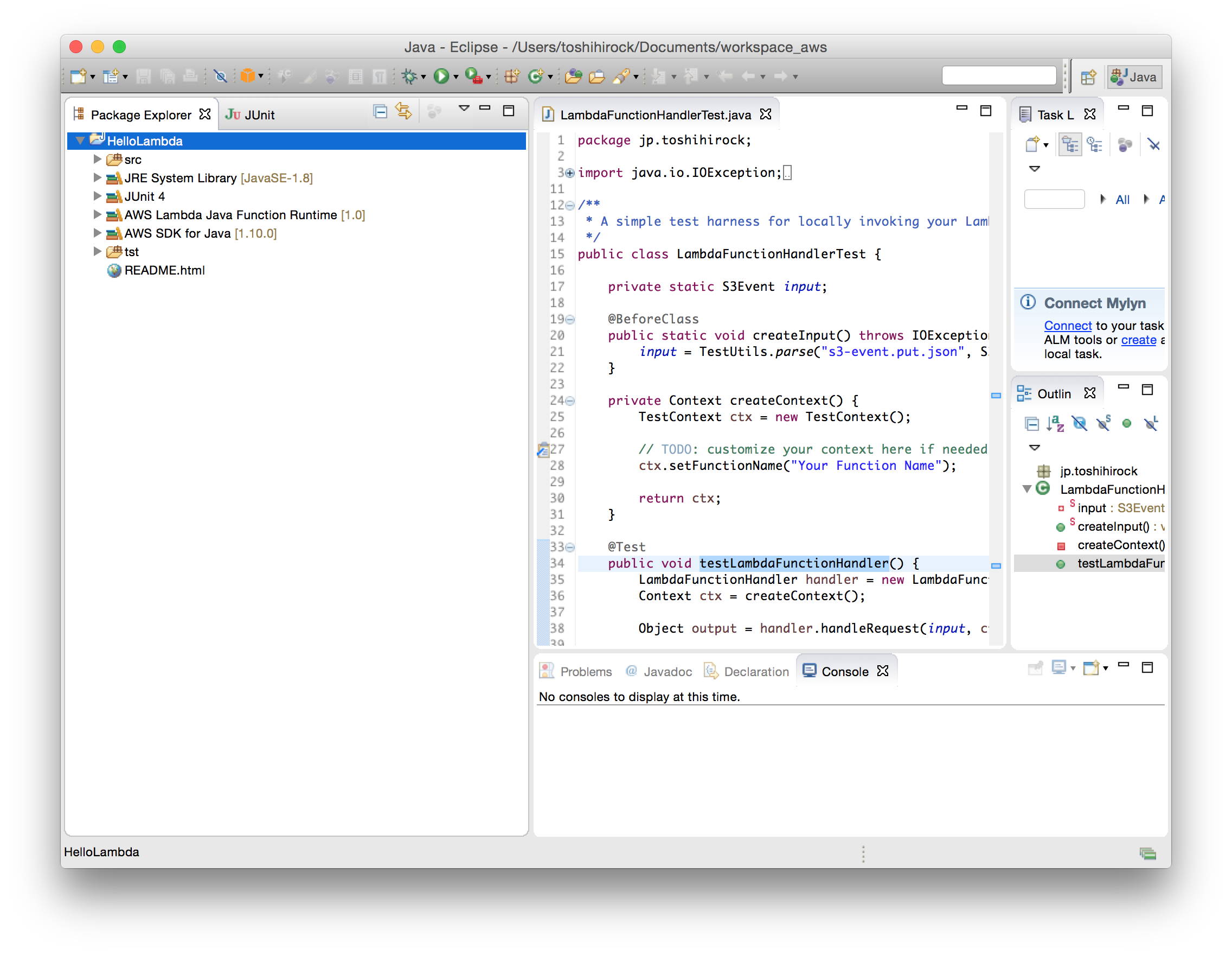 AWS Toolkit for Eclipseを設定した時のメモ #AWS - Qiita