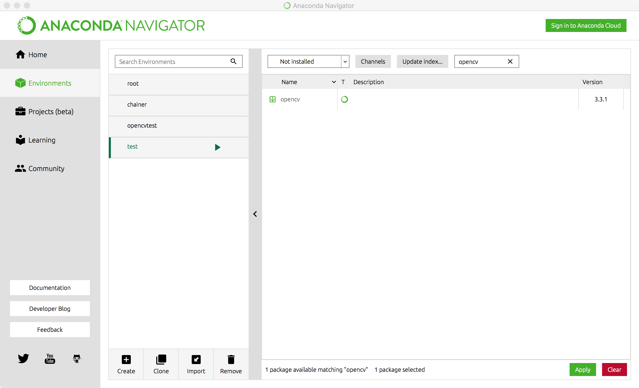 Anacondaでopencvをインストール #Python3 - Qiita