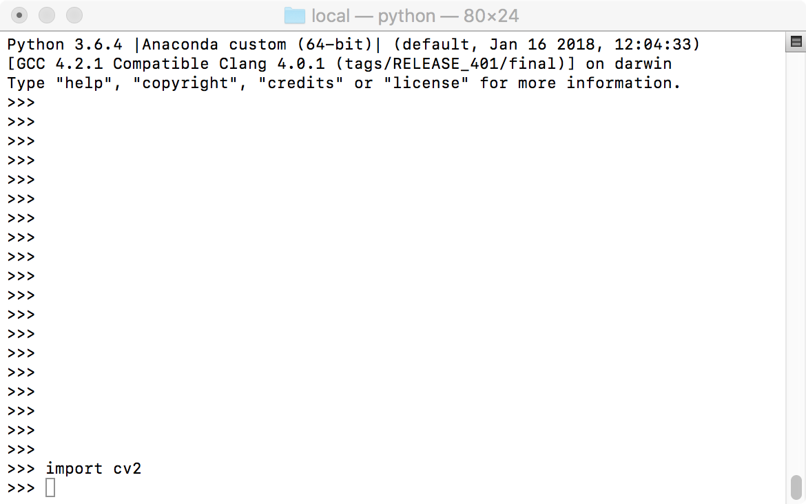Anacondaでopencvをインストール #Python3 - Qiita
