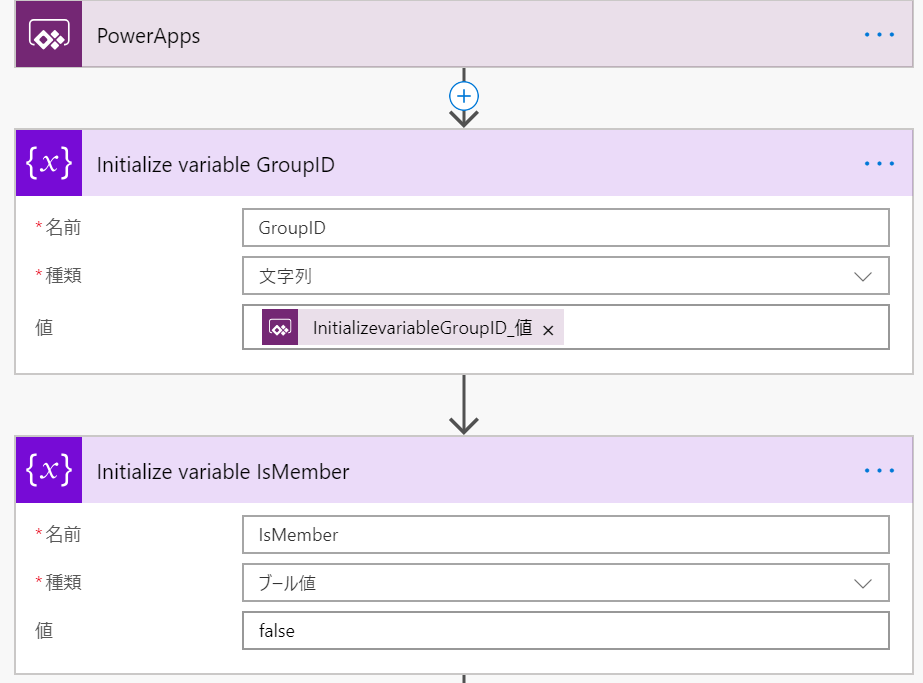 PowerAppsで利用者の所属グループを判定するFlow #MicrosoftFlow - Qiita