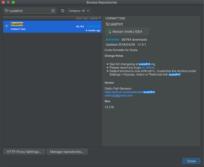 Scalaのコードフォーマットの簡易設定メモ #IntelliJ - Qiita