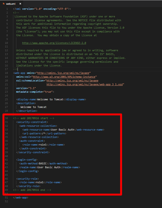 tomcatでBasic認証を有効にする方法 #Tomcat - Qiita