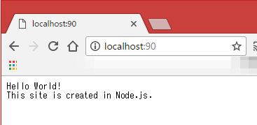 Windows上でNode.jsを実行してHello worldをブラウザに表示する方法 #HelloWorld - Qiita