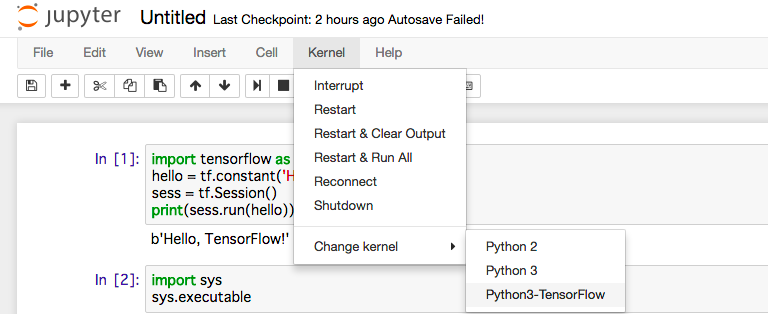 Jupyter上でkernel切り替えをしてもうまく機能しない場合の解決方法 #Python - Qiita