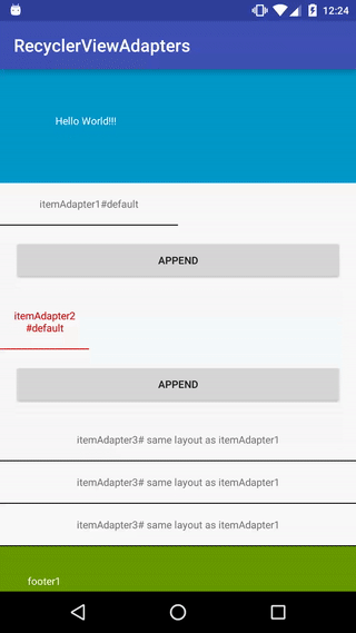 複雑なrecyclerviewを使ったリスト実装をいい感じに作れるライブラリを作った Recyclerviewadapters Android Qiita 5749