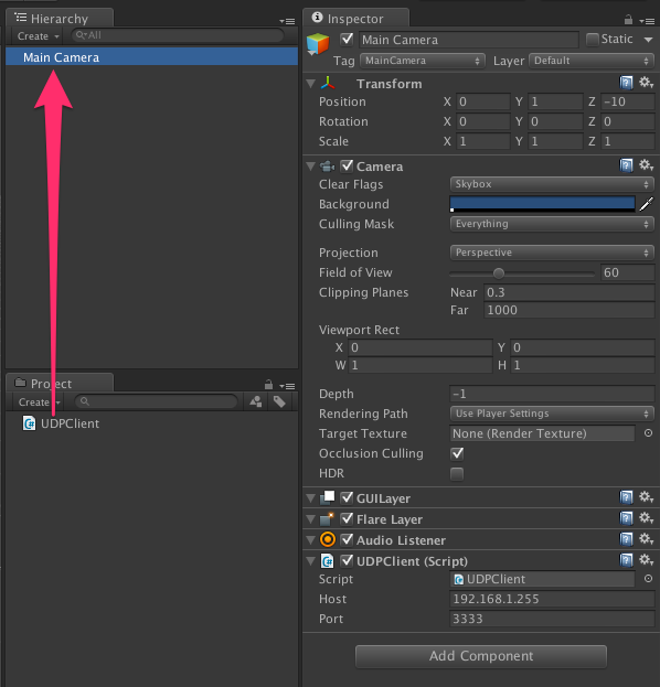 UnityでUDPを送信してみる #udp - Qiita