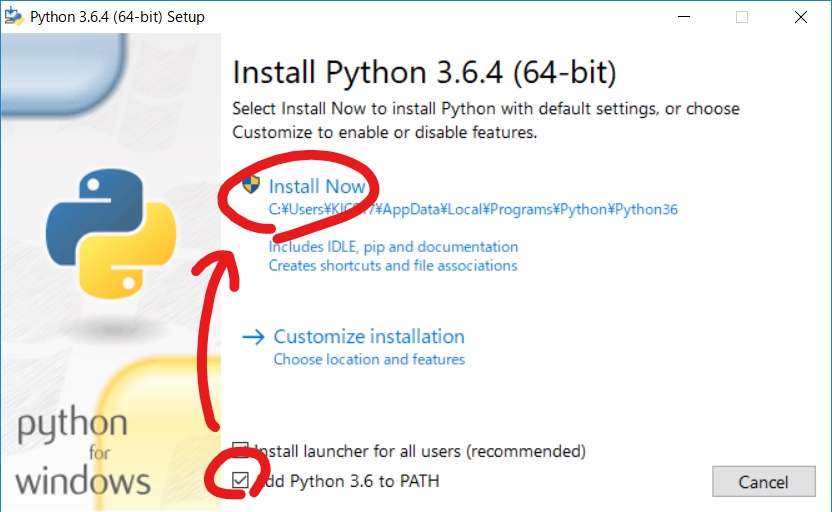 Pythonのインストール（64ビットWindows版） #Python3 - Qiita