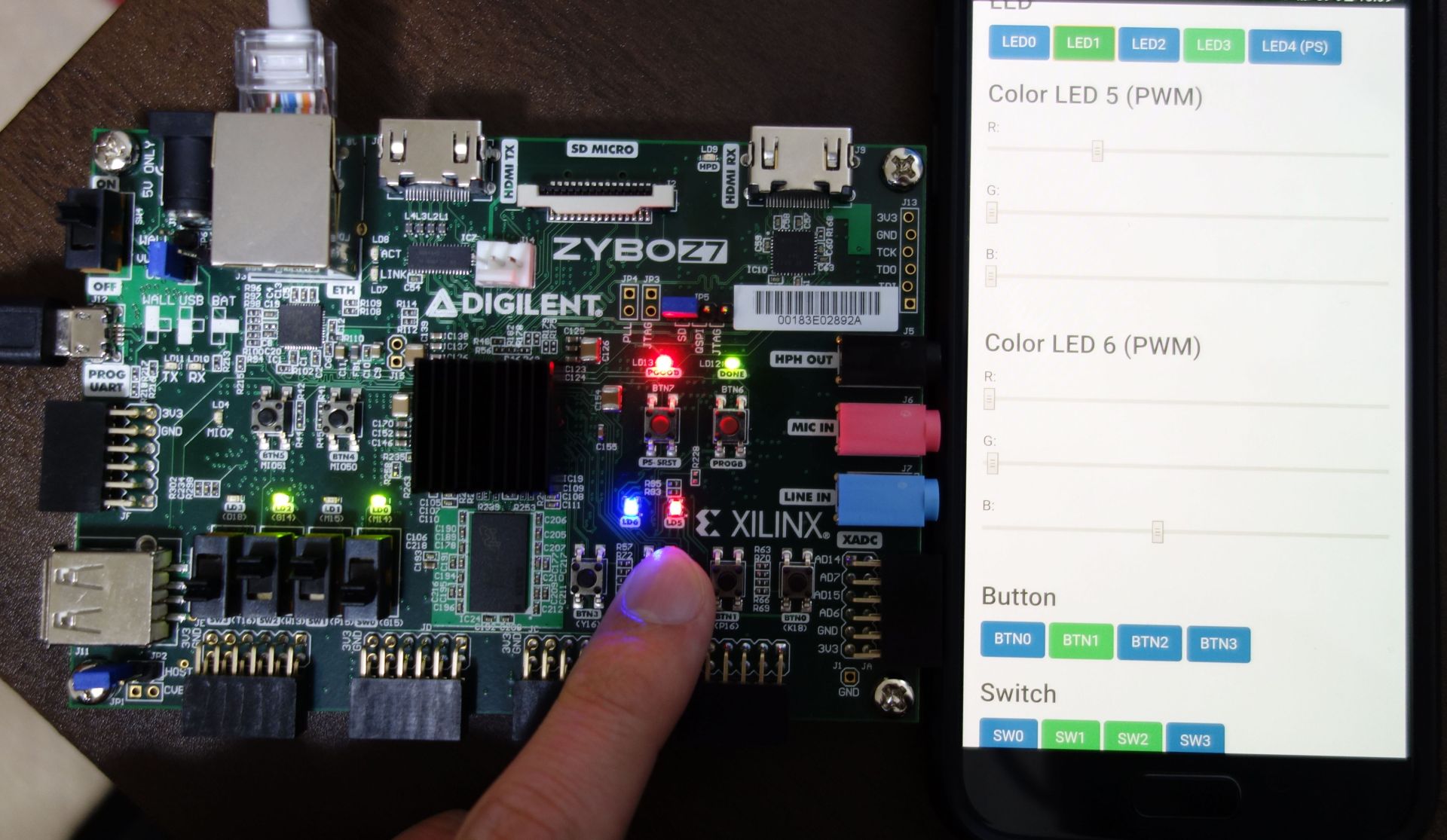 ZYBO (Zynq) 初心者ガイド (18)(完) IoT化してスマホからLチカ #Linux - Qiita
