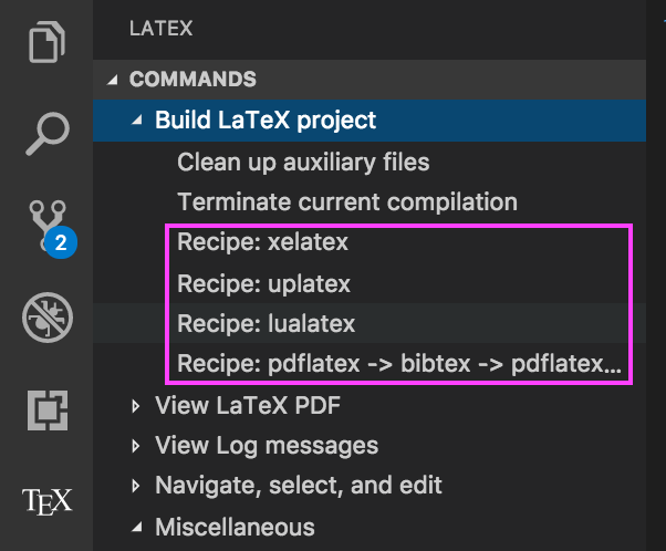 VSCode で LaTeX を書く (2018) #VisualStudioCode - Qiita