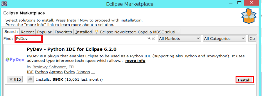 Python EclipseでHelloWorld. #Python3 - Qiita