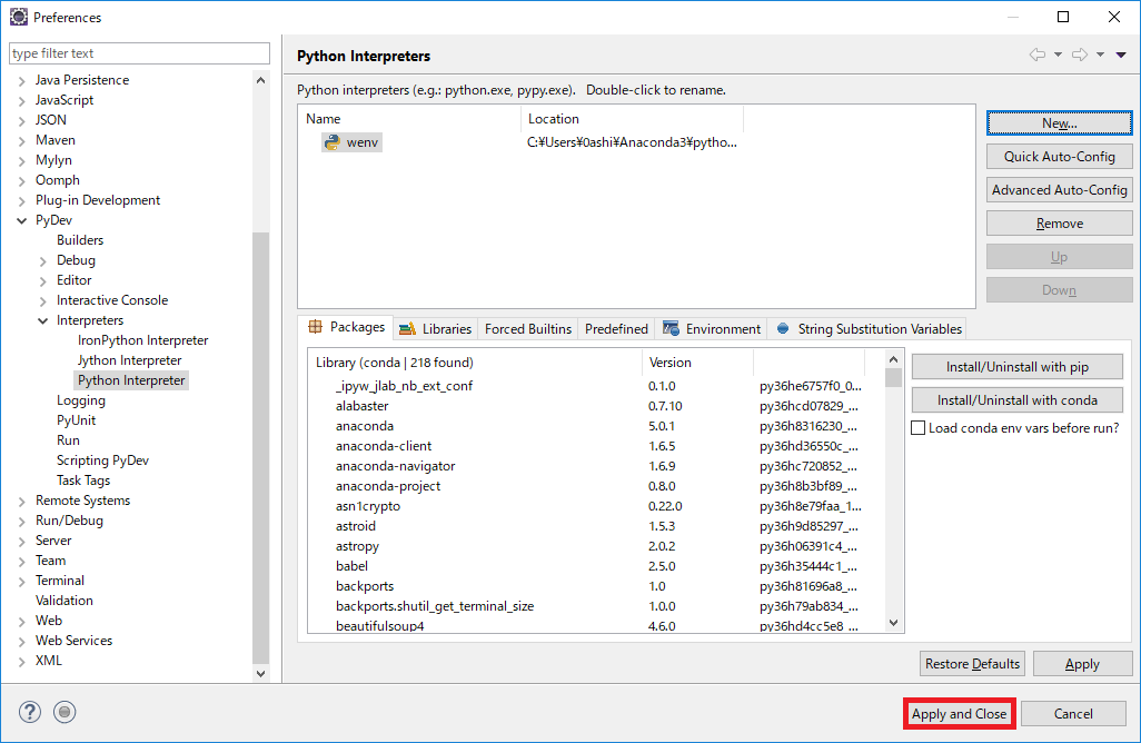 Python EclipseでHelloWorld. #Python3 - Qiita