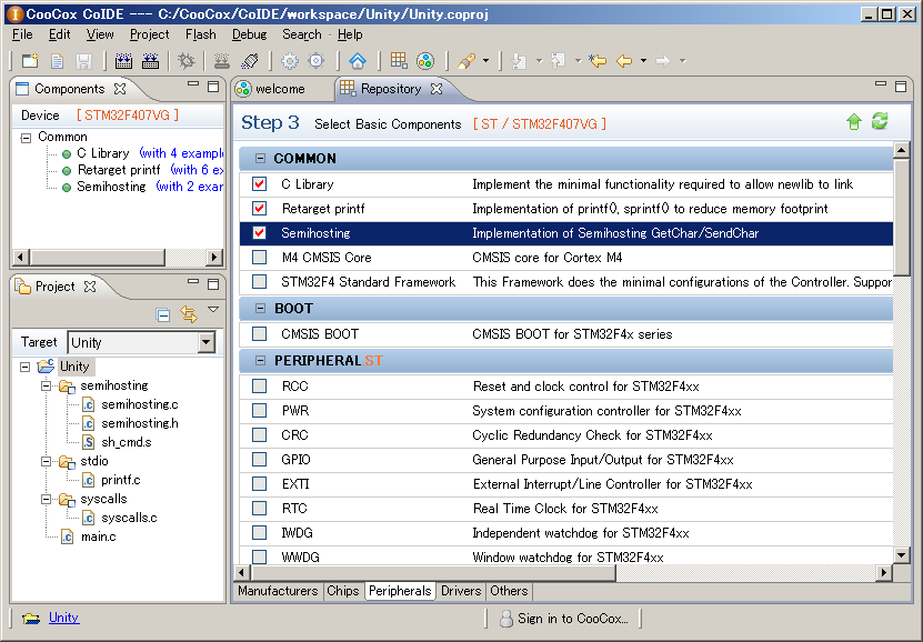 Coideを使ってstm32f4 Discoveryでtdd Unity をやってみた C Qiita