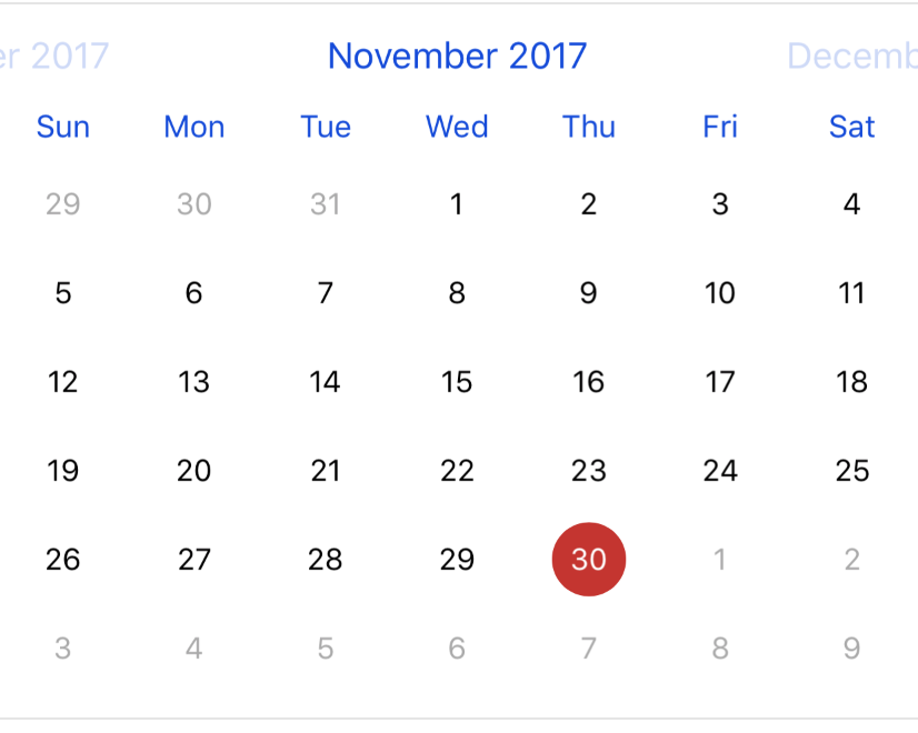 Swiftで簡単にカレンダーを作ろう！(FSCalendar) #Xcode - Qiita