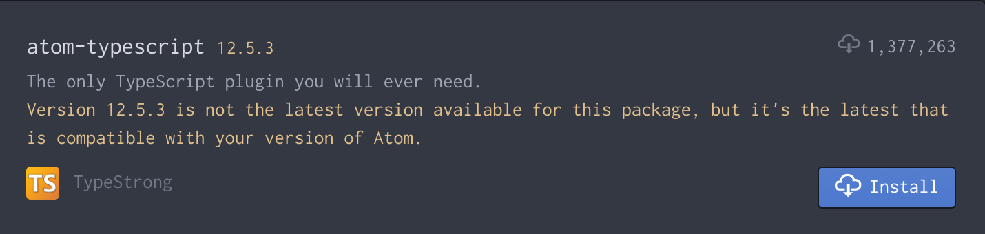 AtomにTypeScriptの設定をしよう!! #JavaScript - Qiita