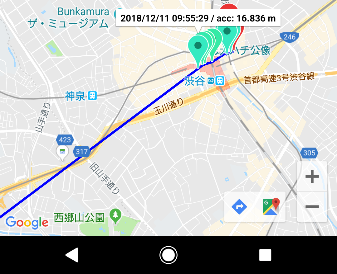GoogleMapに現在位置を記録しておさんぽマップを作る（ピン刺し篇） #Android - Qiita