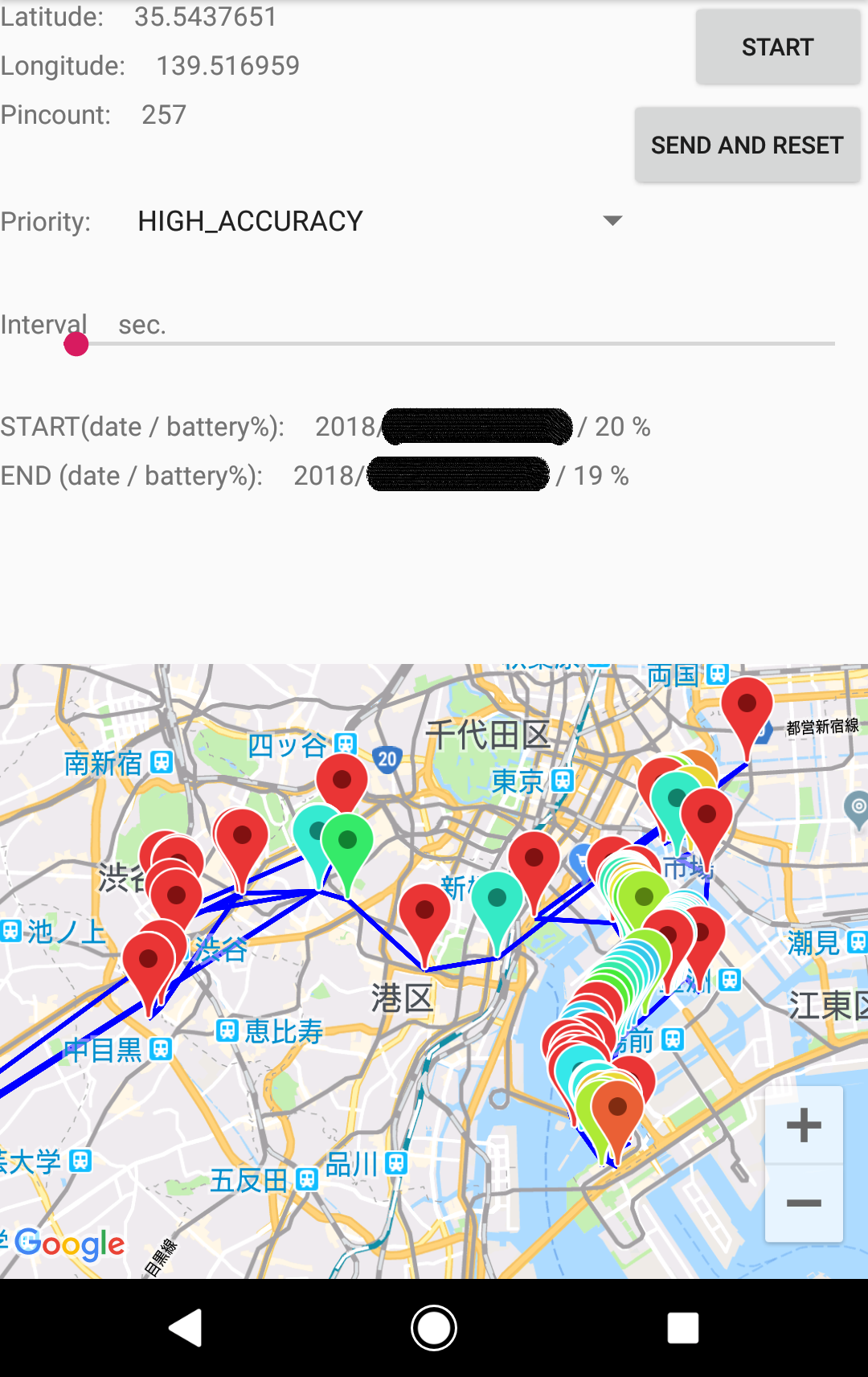 GoogleMapに現在位置を記録しておさんぽマップを作る（ピン刺し篇） #Android - Qiita