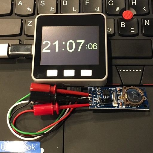 M5StackにRTCを接続しI2C通信で時刻の設定、取得を行う #M5stack - Qiita