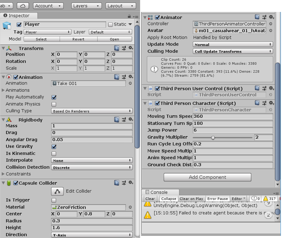 Unityで標準アセットのEthanのようにキャラクターを動かす #Unity3D - Qiita