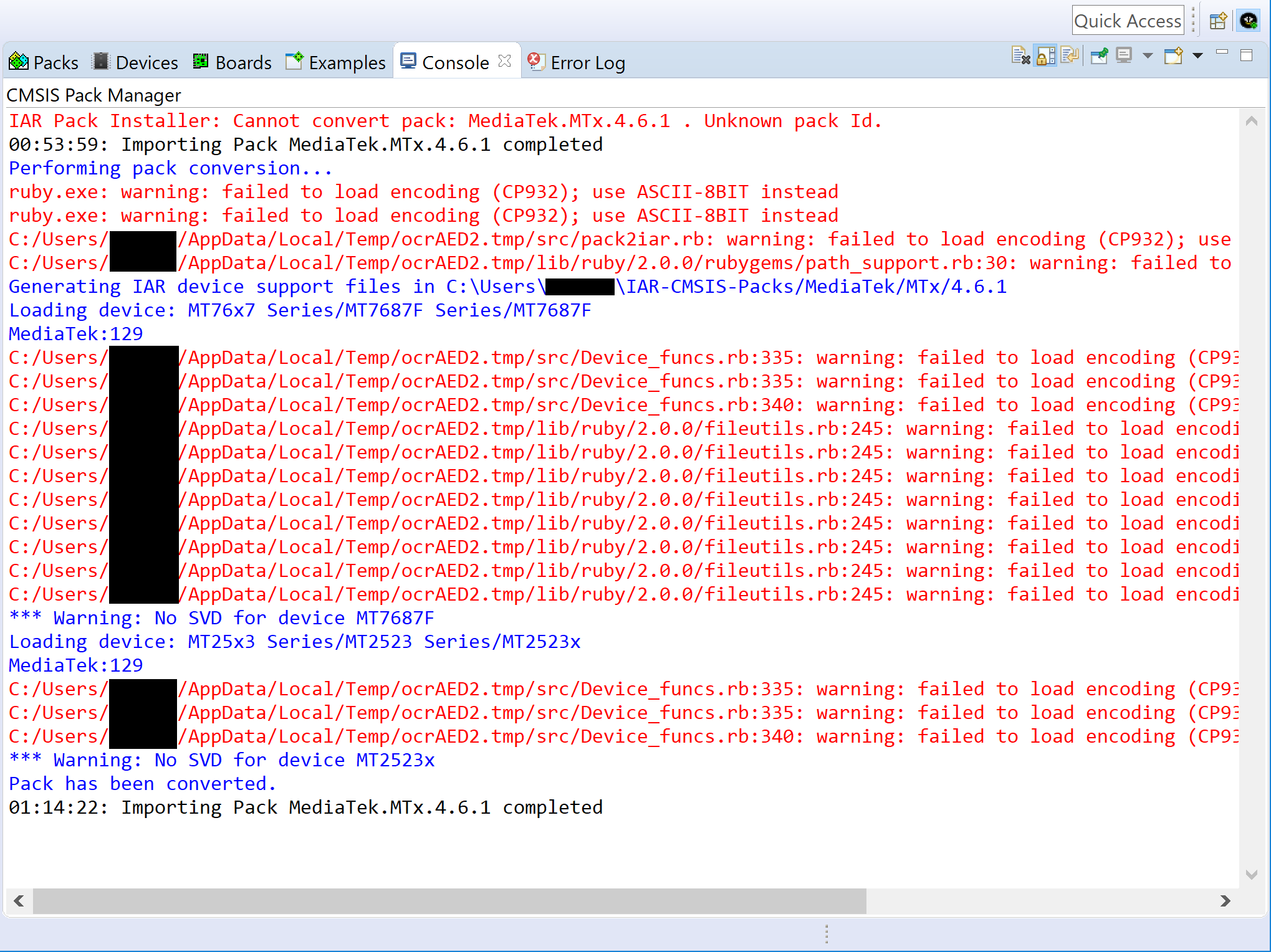 IAR EWARM 8.30 で CMSIS Pack を使う際の落とし穴 #Cortex-M4 - Qiita