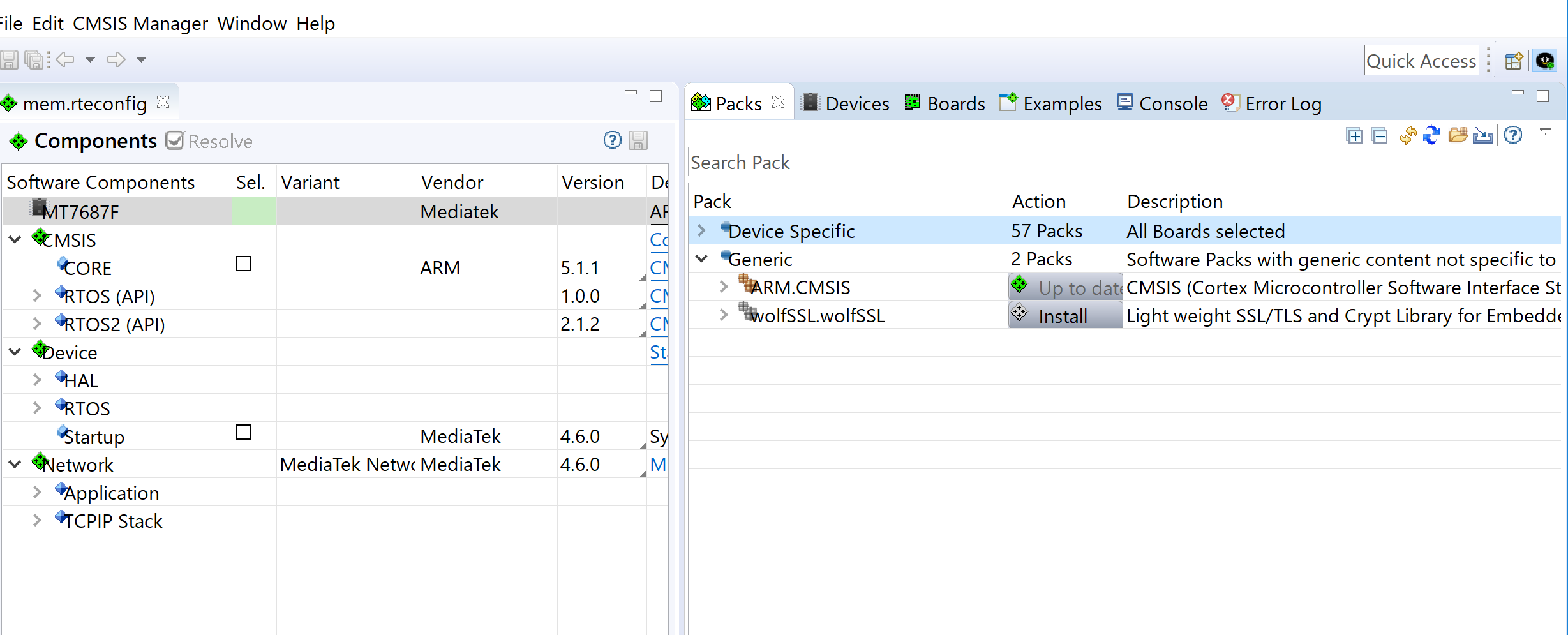 IAR EWARM 8.30 で CMSIS Pack を使う際の落とし穴 #Cortex-M4 - Qiita