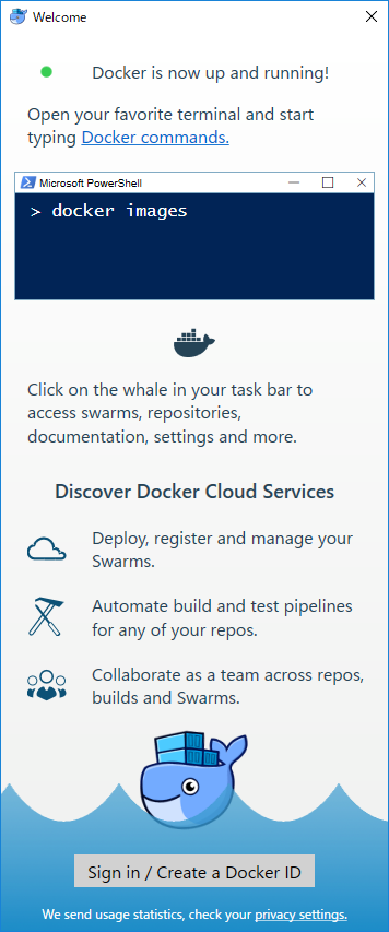 Docker for WindowsでDockerを学ぶ (バージョンCE 17.06.2) #Docker - Qiita