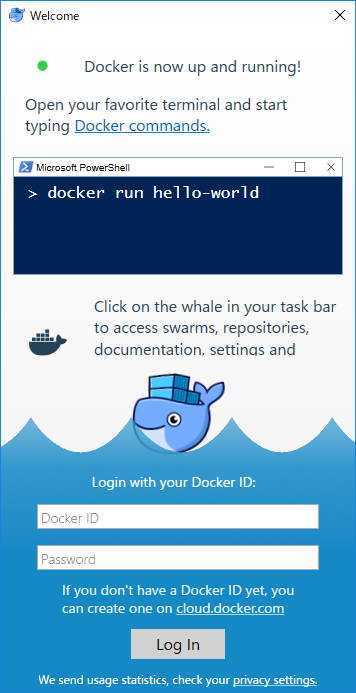 Docker CE for WindowsでDockerを学ぶ (version 18.03.1-ce-win65) - Qiita
