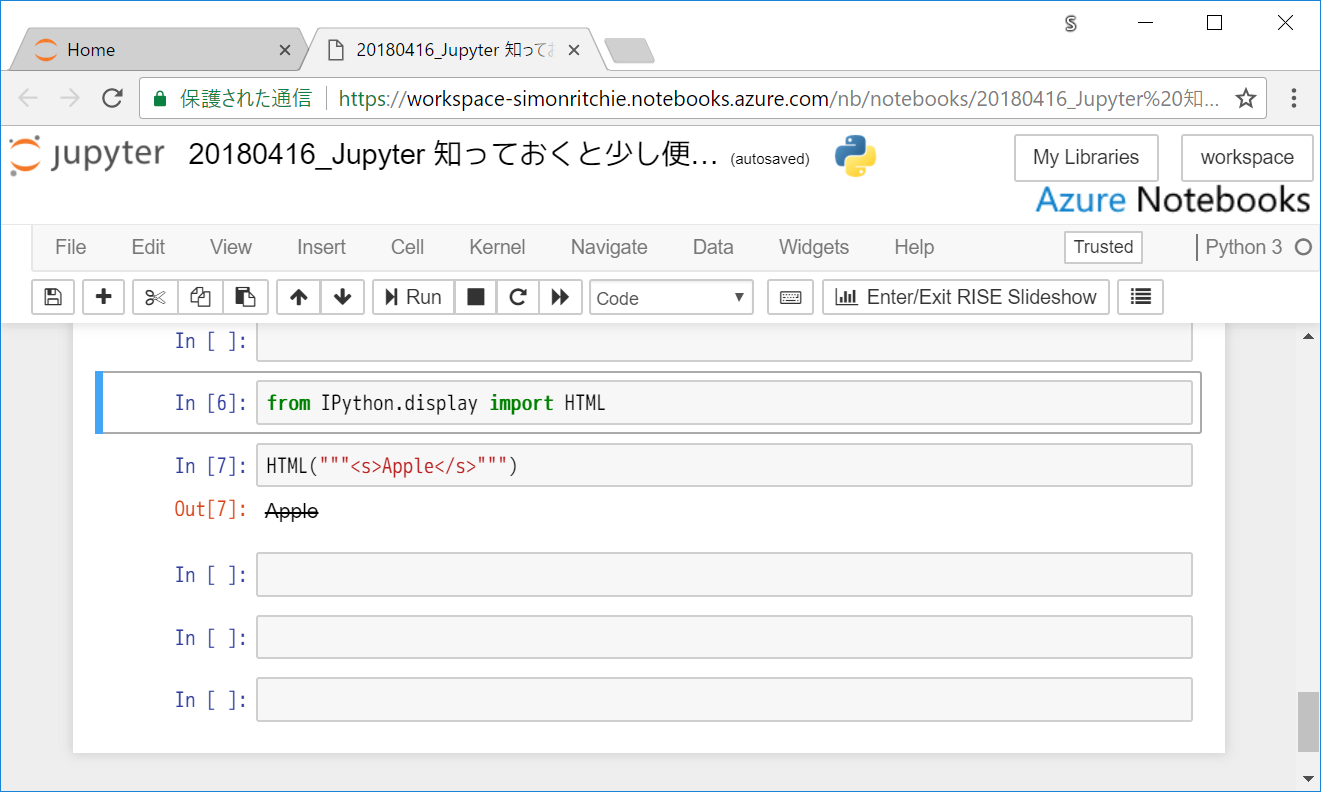Jupyter 知っておくと少し便利なTIPS集 #Python - Qiita