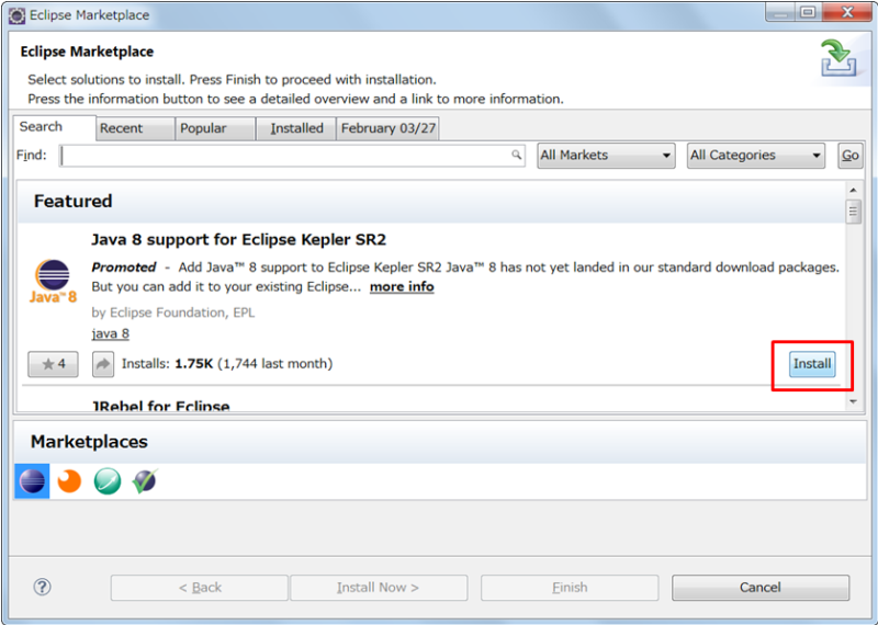 Eclipse Marketplace での便利なプラグインインストール方法 #Eclipse - Qiita