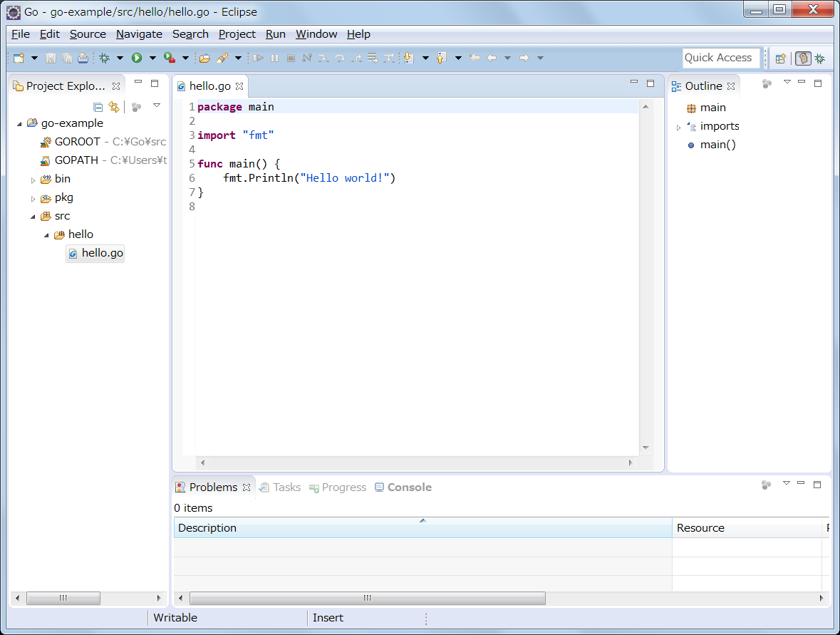 Goの開発環境 Eclipse+GoClipse（Windows） #Go - Qiita