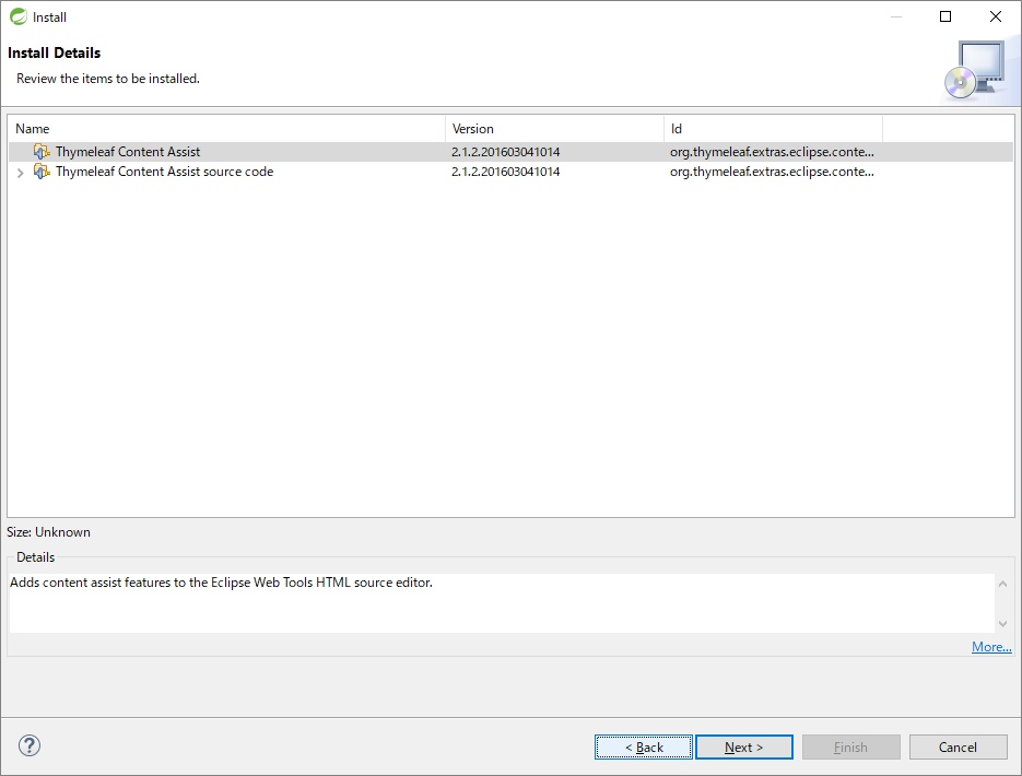 STS（Eclipse） + Thymeleafでコンテンツアシスタントを有効にする #SpringBoot - Qiita