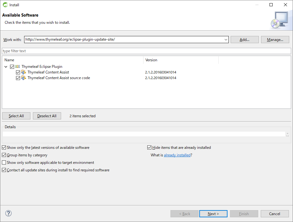 STS（Eclipse） + Thymeleafでコンテンツアシスタントを有効にする #SpringBoot - Qiita