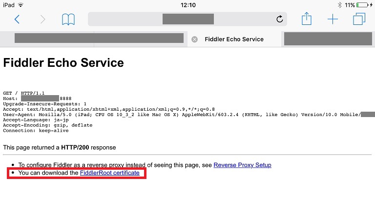 Fiddler で iPad の HTTPS(SSL) 通信を解析する - Qiita #iOS - Qiita