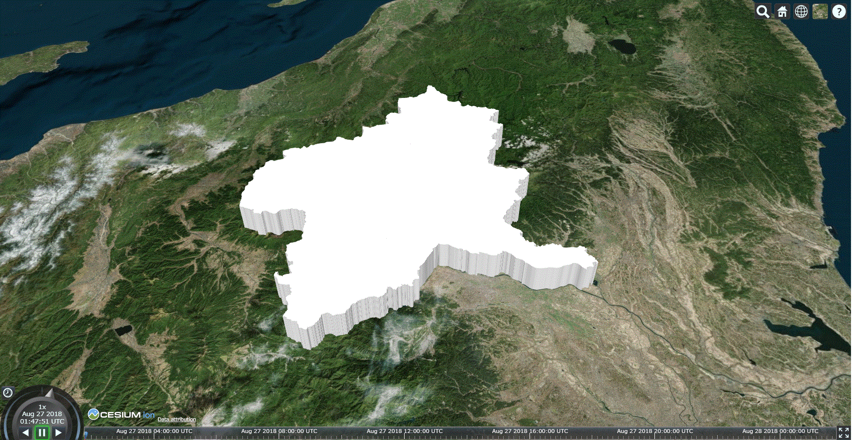 Jupyter Notebook上で3Dコロプレスマップを描写 #Python - Qiita