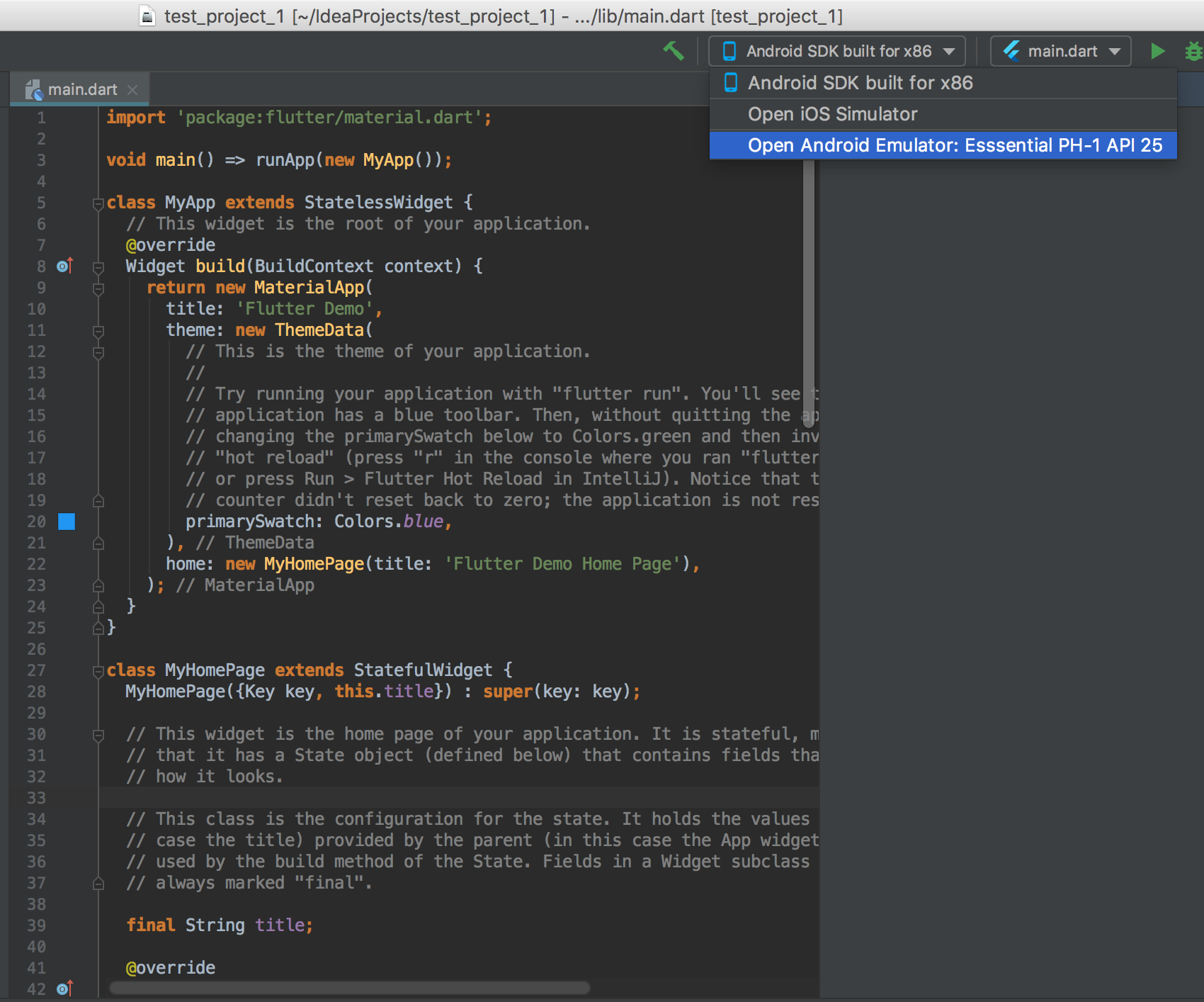 Flutter環境構築 3日目 Androidエミュレータの設定 #AndroidStudio - Qiita