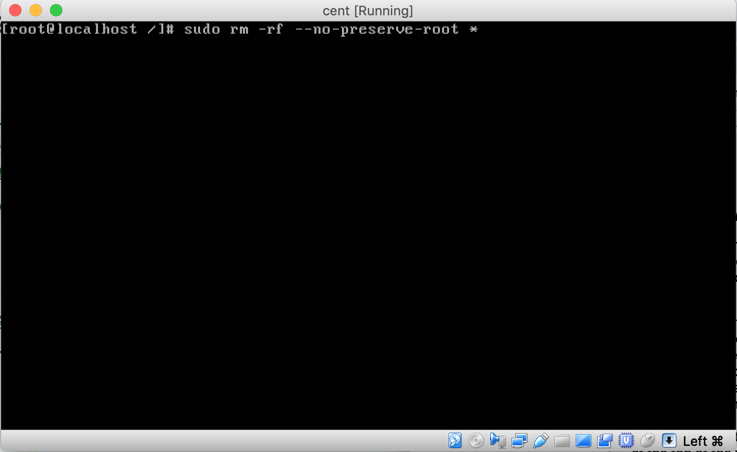 sudo rm -rf / を実行してみた その2 #Linux - Qiita